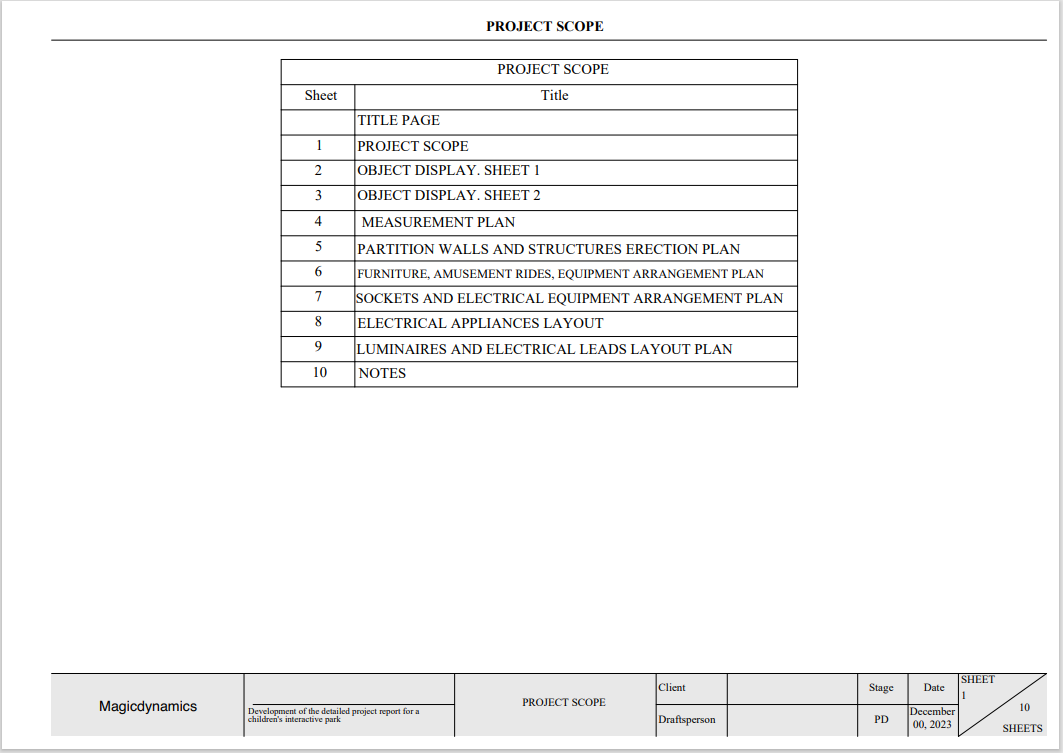 Build an interactive park